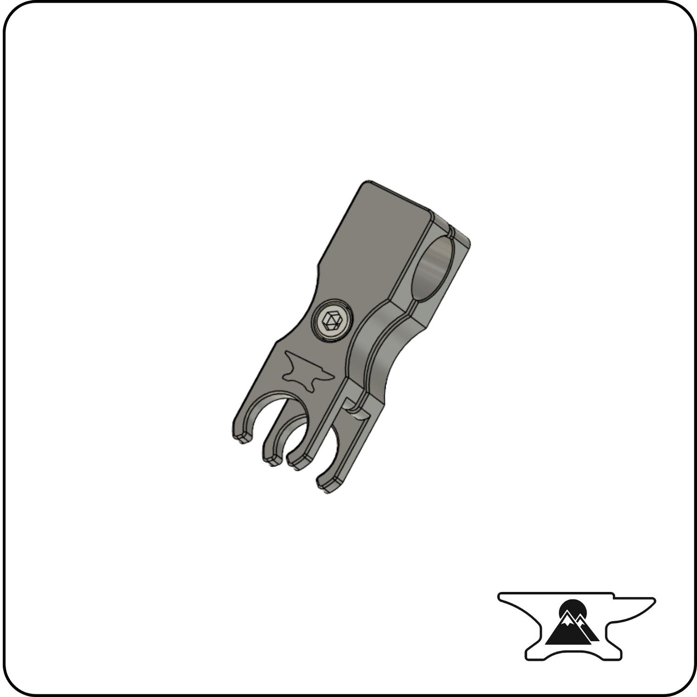 Extended 1" Ball Clamp – Anvil Overland